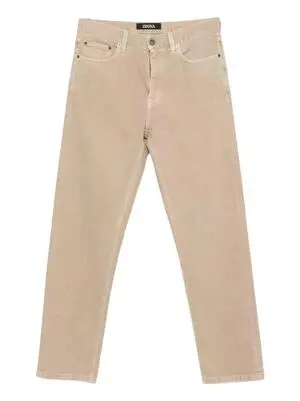 Zegna Straight-leg Five-pocket Jeans - Neutrals