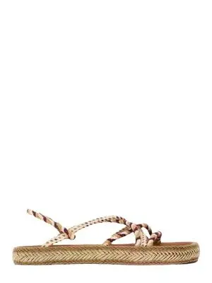 Isabel Marant Étoile Braided Flat Sandals - Neutrals