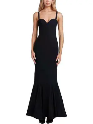 VIOLANTE NESSI Petrarca Sculpted Maxi Dress
