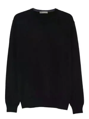 Corneliani Crew Neck Long-sleeve Sweater - Blue
