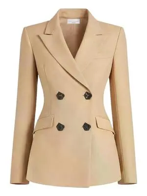 VIOLANTE NESSI Double-breasted Blazer - Neutrals