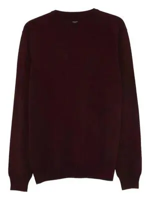 Corneliani Crew Neck Long-sleeve Sweater - Red
