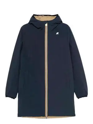 K-WAY Reversible Hooded Coat - Blue