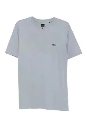 BOSS Logo-print Short-sleeve T-shirt - Grey