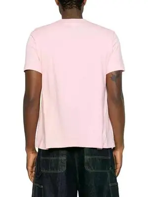 Comme Des Garçons Zip-detail T-shirt - Pink
