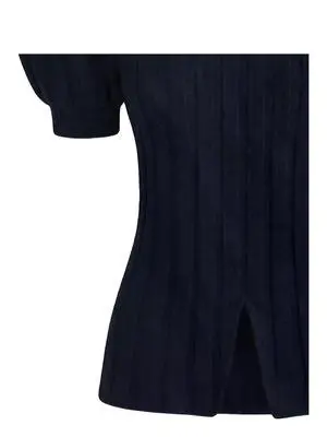 VIOLANTE NESSI Violante Nessi Puff-Sleeve Ribbed-Knit Sweater
