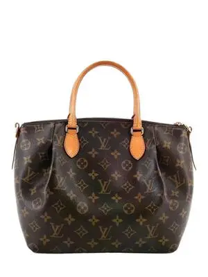 LOUIS VUITTON Monogram Canvas Pm Satchel - Brown