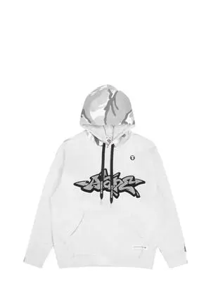 AAPE BY *A BATHING APE Moonface Camouflage Hoodie - Grey