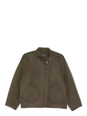 Soeur High-neck Jacket - Green