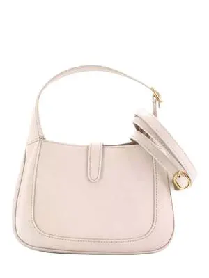 Gucci Gucci Jackie 1961 Leather Mini Hobo Bag White