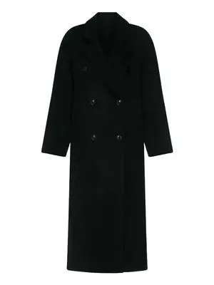 Loulou De Saison Irvin Double-breasted Coat - Black