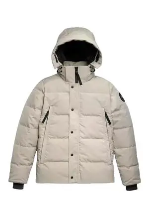 Canada Goose Wyndham Quilted Hooded Down Jacket - Neutrals