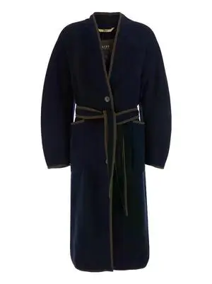 BAZAR DELUXE Embroidered Belted Coat
