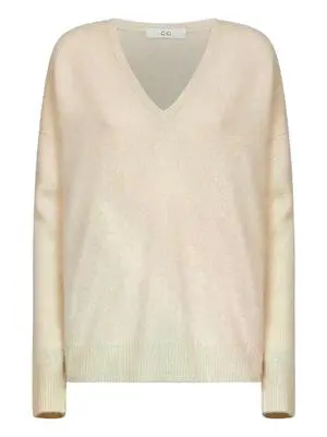 Co V-neck Cashmere Sweater - Neutrals