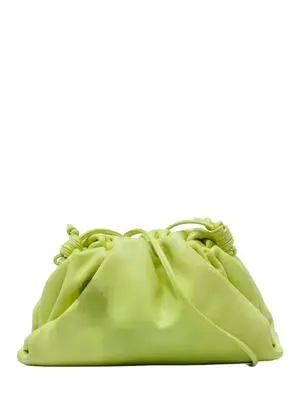 Bottega Veneta 2012-2026 Lambskin The Mini Pouch Crossbody Bag - Green