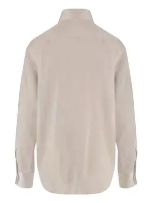 HER SHIRT Button-fastening Long-sleeve Shirt - Neutrals