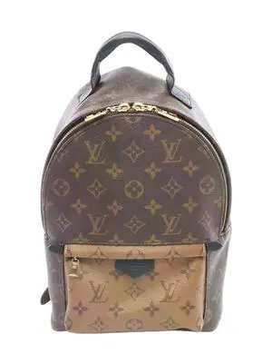 LOUIS VUITTON Monogram Reverse Palm Springs Pm Backpack - Brown