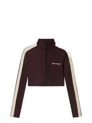 PALM ANGELS Palm Angels Logo Print Side Stripe Jacket
