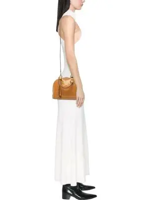 LOUIS VUITTON Monogram Vernis Alma Bb Satchel - Brown