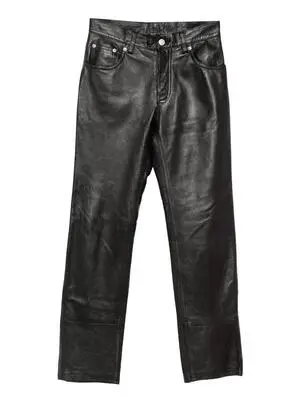 HELMUT LANG Helmut Lang 2000s Leather Trousers