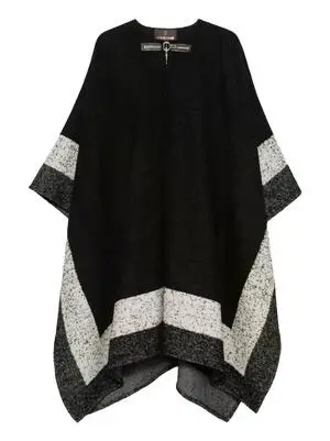 Roberto Cavalli 2000s Buckled-strap Cape - Black
