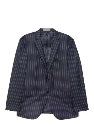 Corneliani Pinstripe-pattern Single-breasted Suit - Blue