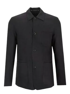 Paul Smith Single-breasted Wool Jacket - Grey