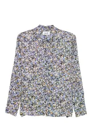 NIU Niu Floral Print Long Sleeve Shirt