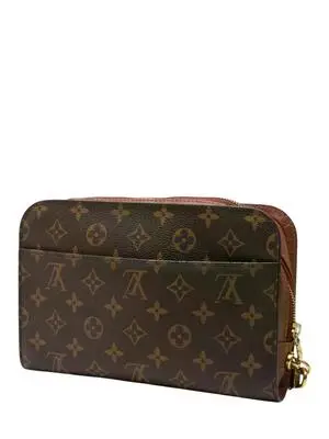 LOUIS VUITTON Monogram Orsay Clutch Bag - Brown