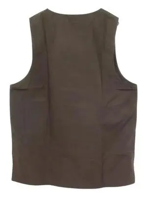 Hermès Sleeveless Cotton Top - Green