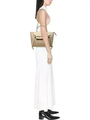 Celine Celine Grained Calfskin Belt Bag Satchel Neutrals