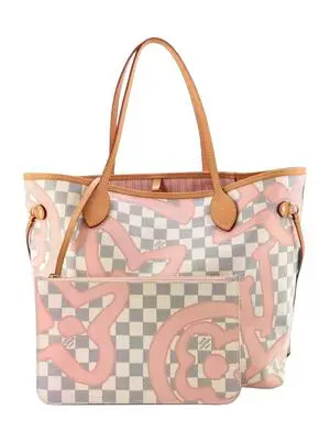 LOUIS VUITTON Damier Tahitienne Neverfull Mm Tote Bag With Pouch - Multicolour