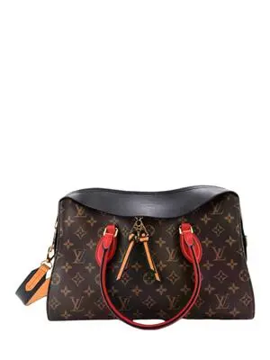 LOUIS VUITTON Monogram Canvas Tuileries Satchel - Red