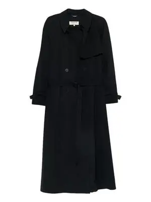 A.N.G.E.L.O. VINTAGE CULT 1990s Double-breasted Belted Trench Coat - Blue