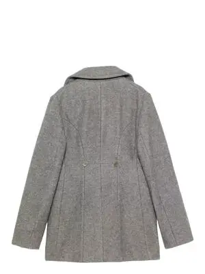 Miu Miu Felted Double-breasted Jacket - Grey