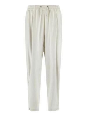 Herno Elastic Waist Drawstring Trousers - Beige