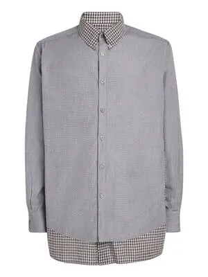 MAISON MARGIELA Double Check Shirt - Grey