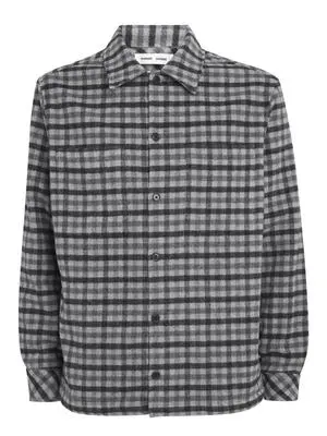 SAMSØE SAMSØE Check Sacastor X O Overshirt - Grey