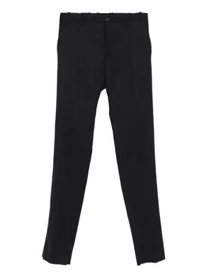 Incotex Tailored Straight Leg Trousers - Black