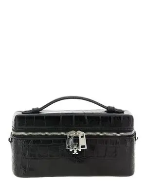 Tory Burch Charlie Vanity Case - Black