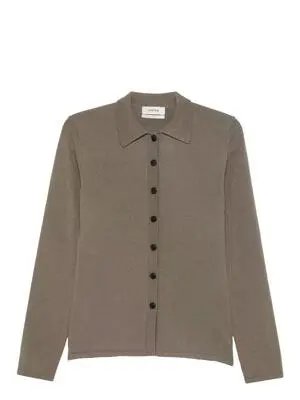 SYSTEM Scarf-detail Button-up Cardigan - Neutrals