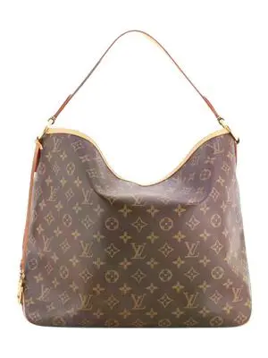 LOUIS VUITTON Monogram Canvas Mm Hobo Bag - Brown