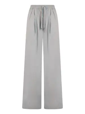 Herno Drawstring Wide-leg Trousers - Light Gray