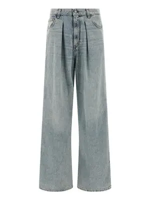 HAIKURE Haikure Wide-Leg Pleated Jeans