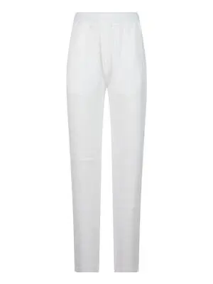 DONDUP Straight Leg Trousers - White
