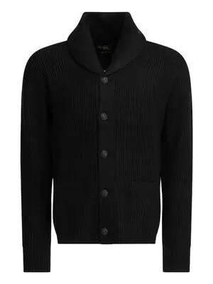 Ralph Lauren Shawl Collar Cardigan - Black