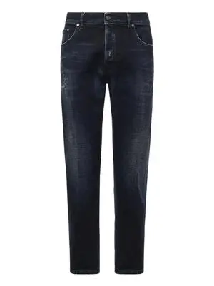 DONDUP Faded Distressed Jeans - Black
