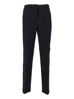 Peserico Straight Leg Trousers - Navy Blue