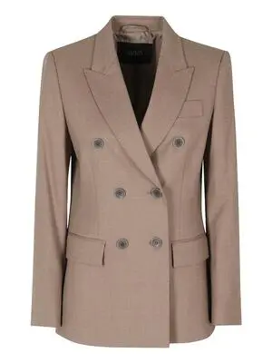 Seventy Logo Blazer - Brown
