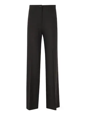 Seventy Straight-leg Casual Trousers - Black